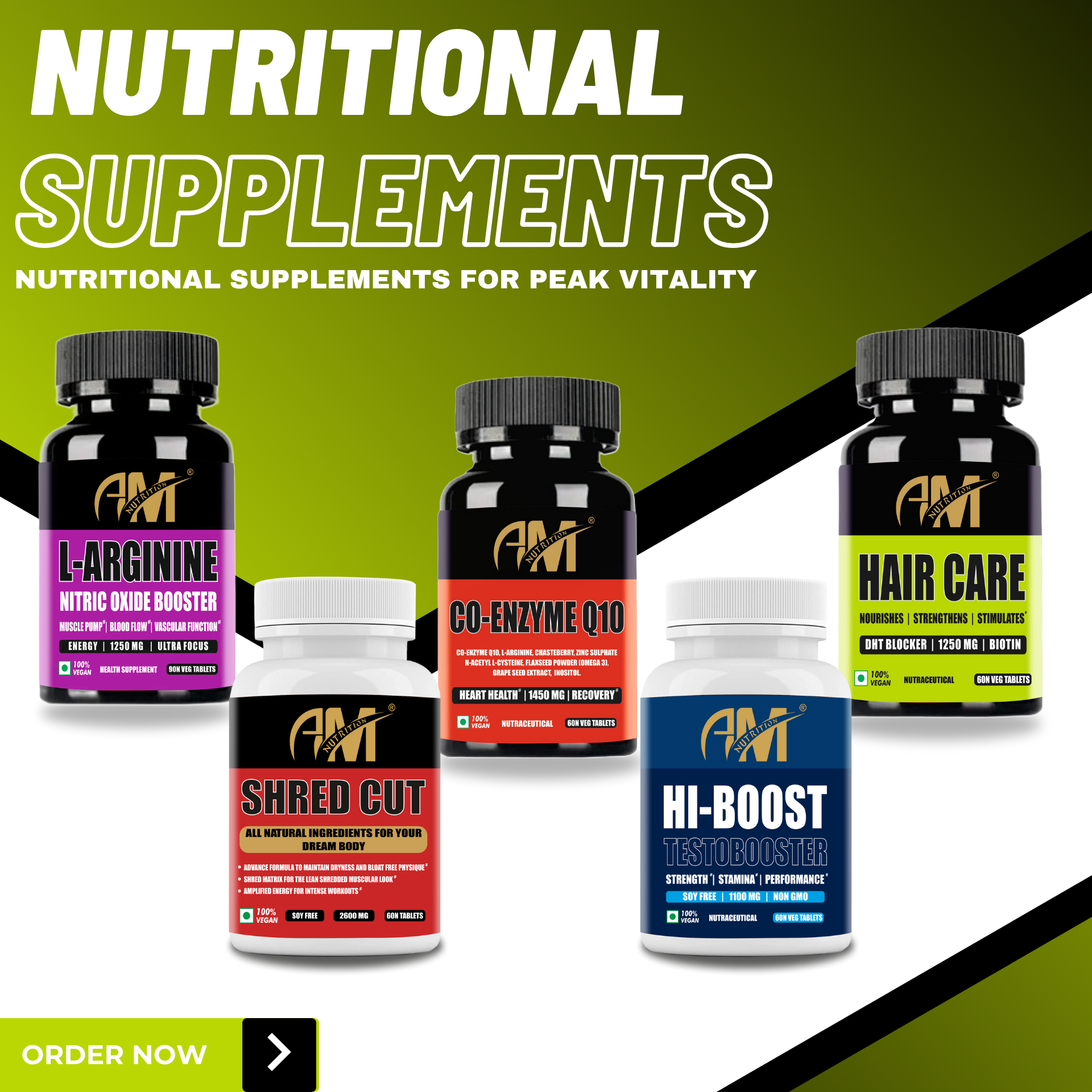 AM Nutrition® – India's Trusted Health Supplement Brand - Since 2018